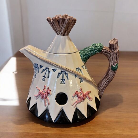 Fitz and Floyd | Kitchen | Teepee Teapot Ceramic Omnibus Oci 34oz Japan ...